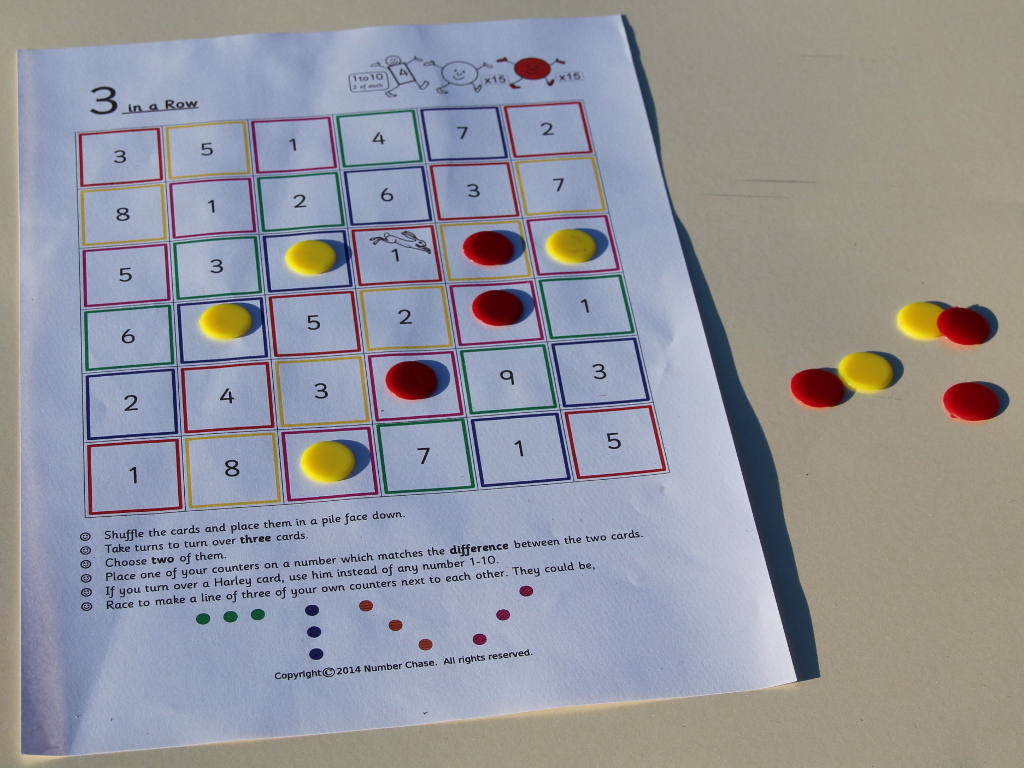 fun maths at home•Number Chase